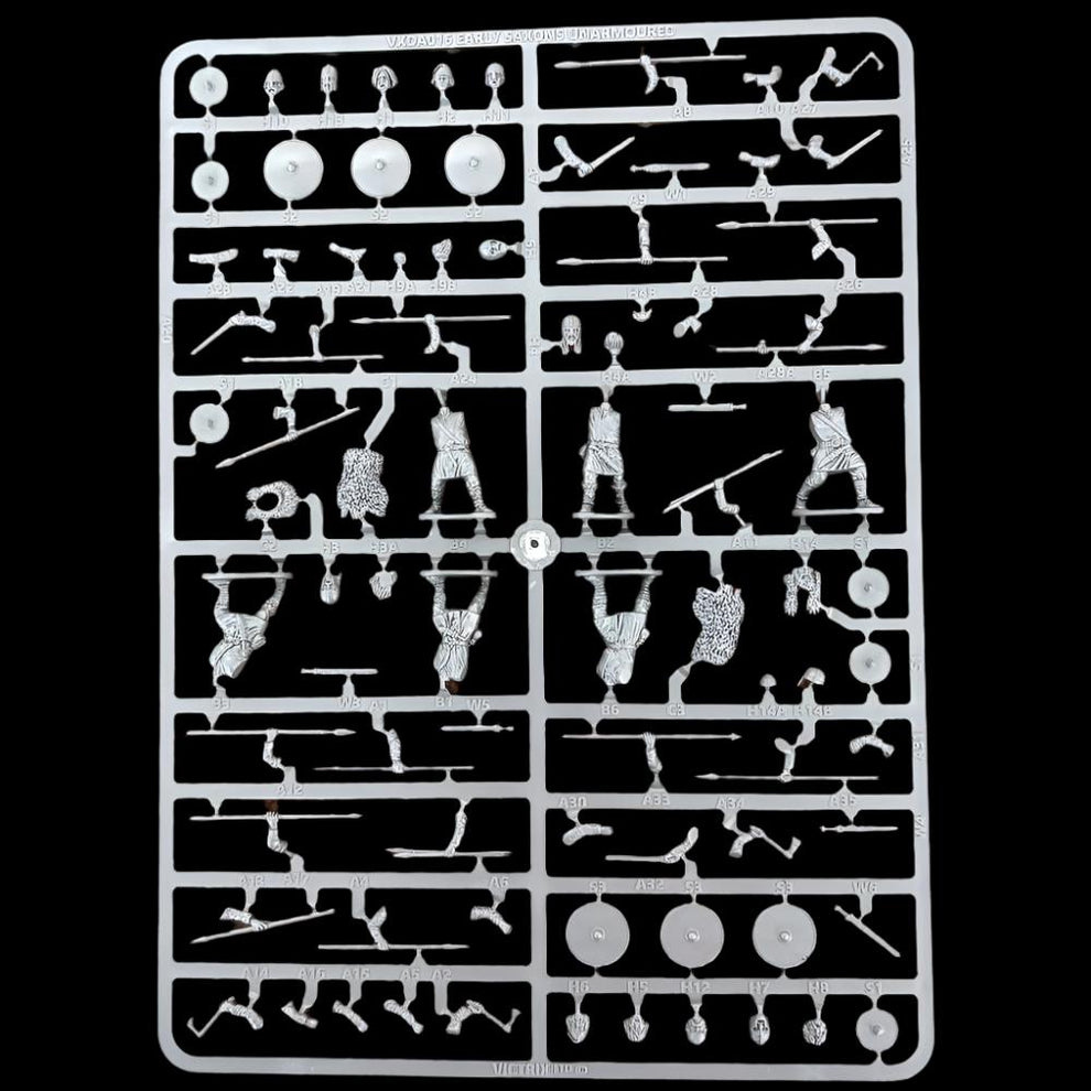 28mm Early Saxon Unarmoured Warriors Single Sprue Victrix – SGS Model Store