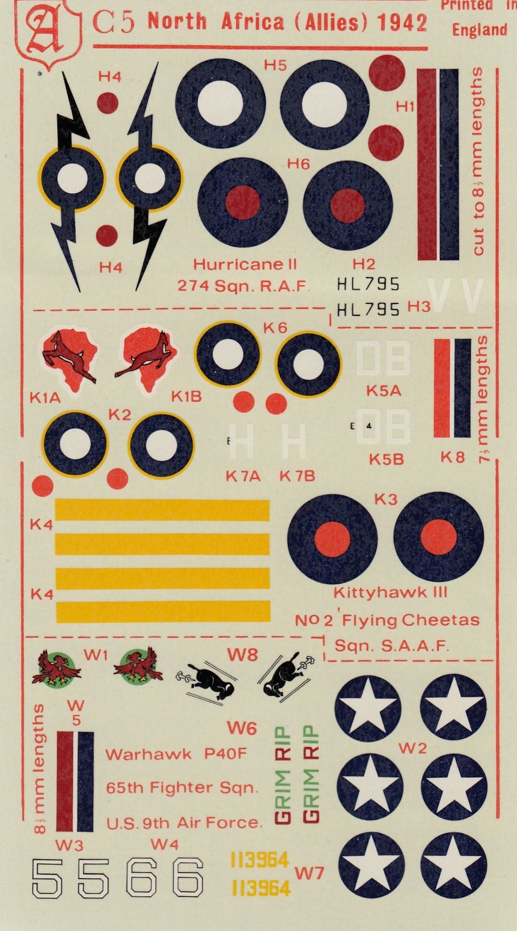 1/72 Decal sets | SGS Model Store