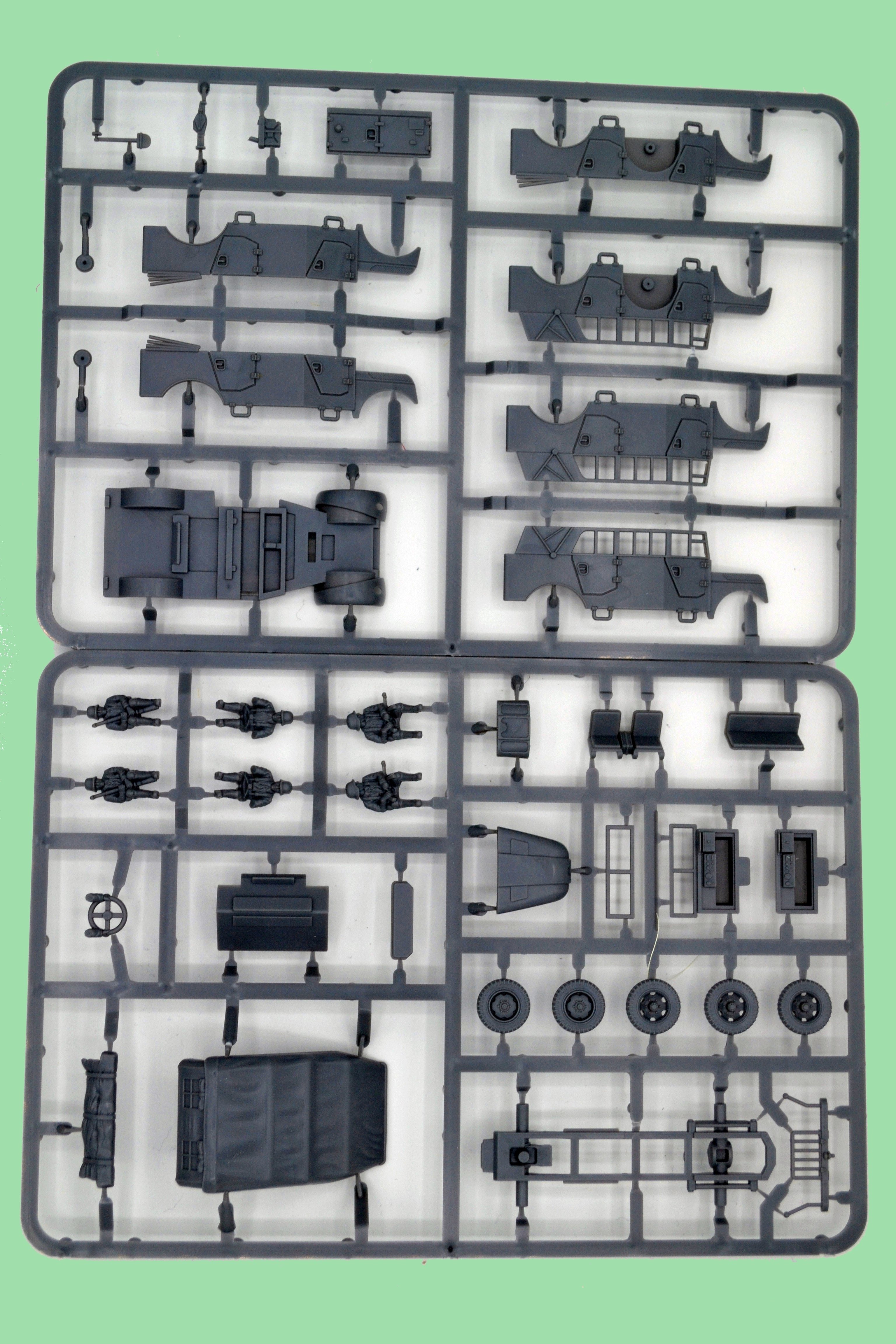 1:72 German Steyr Heavy Car Sprue Plastic Soldier Company – SGS Model Store